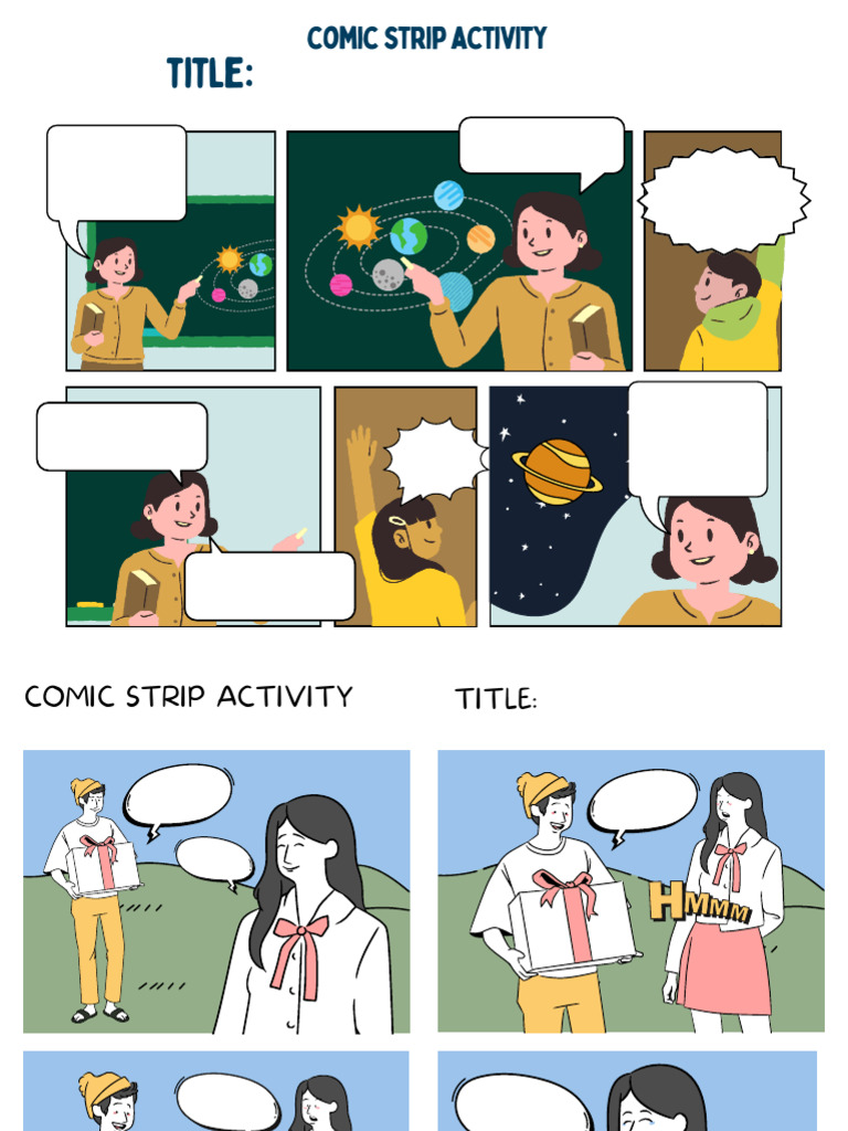Comic Strips Activity | PDF | Mystery, Thriller & Crime Fiction | Young ...