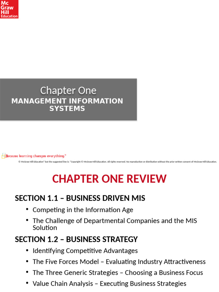 Baltzan - Chap001 - PPT - Management Information Systems | PDF