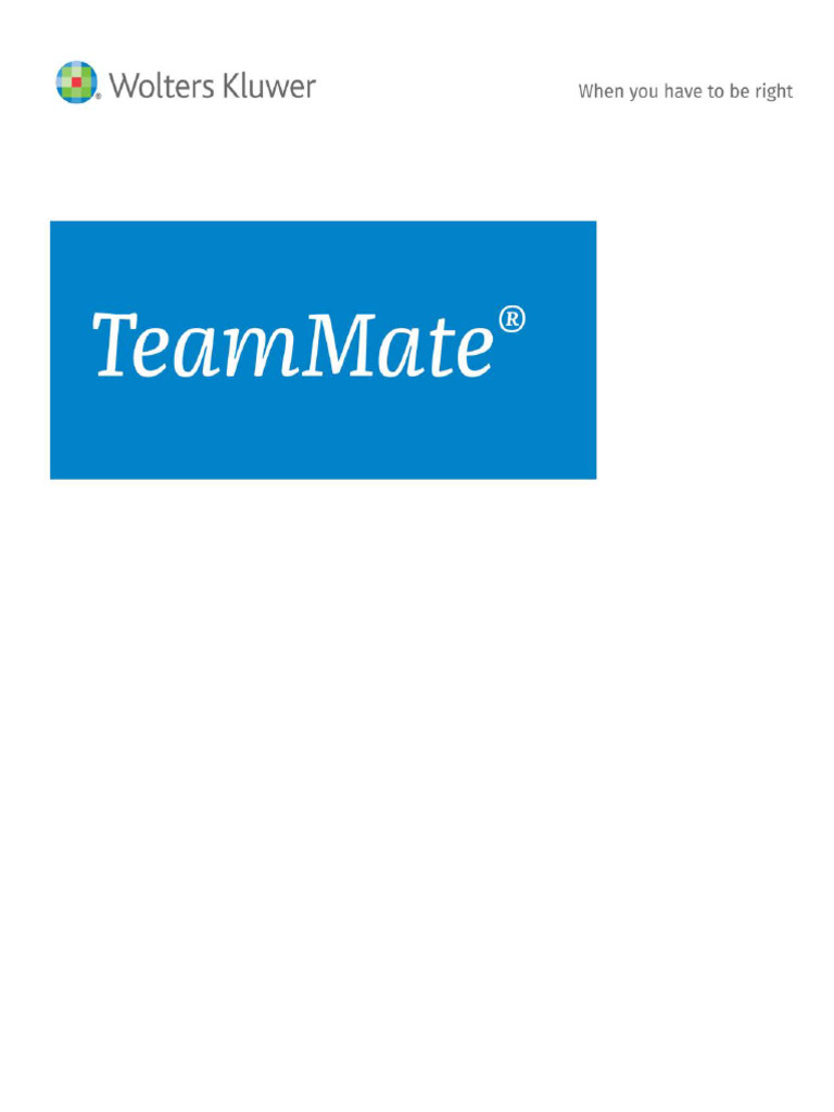 What's New in TeamMate AM 12.1 | PDF