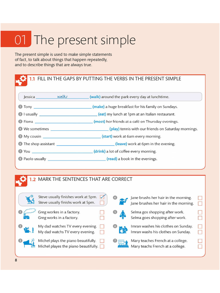 The Present Simple | PDF