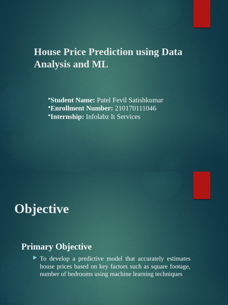 For House Price Prediction Model | PDF