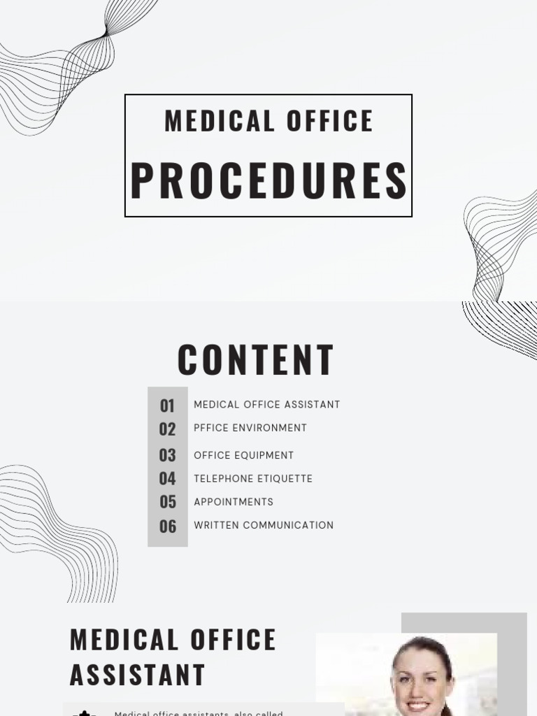 Medical Office Procedure | PDF | Electronic Health Record | Health Insurance Portability And ...