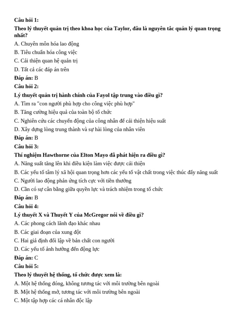 Củng Cố Kiến Thức Qth | PDF