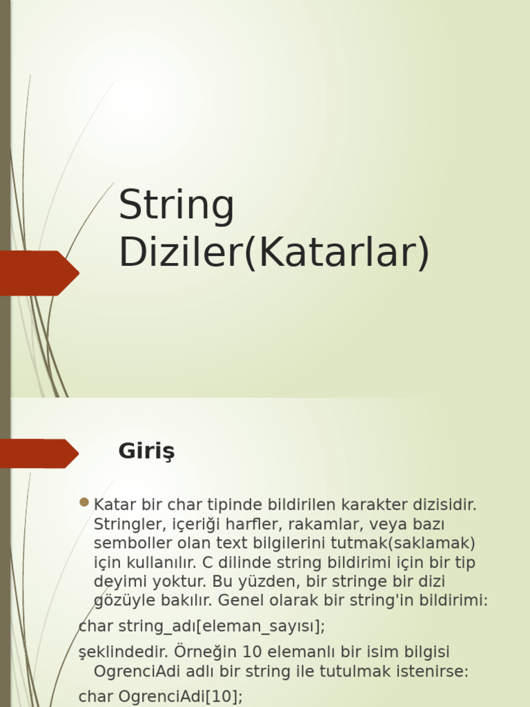 C 3 String Arrays | PDF
