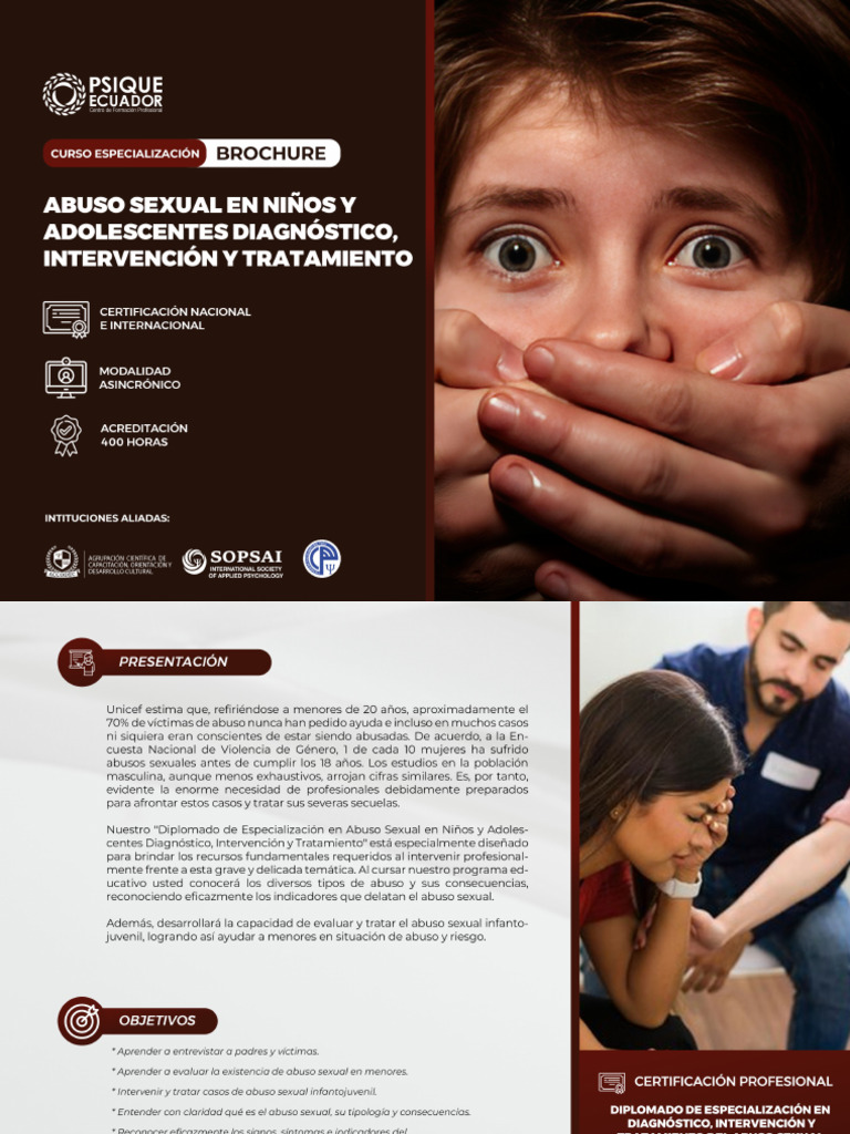 Brochure Abuso Sexual Psique | PDF