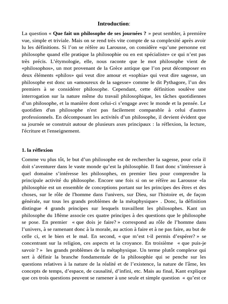 Qu'est Ce Qu'un Philosophe | PDF