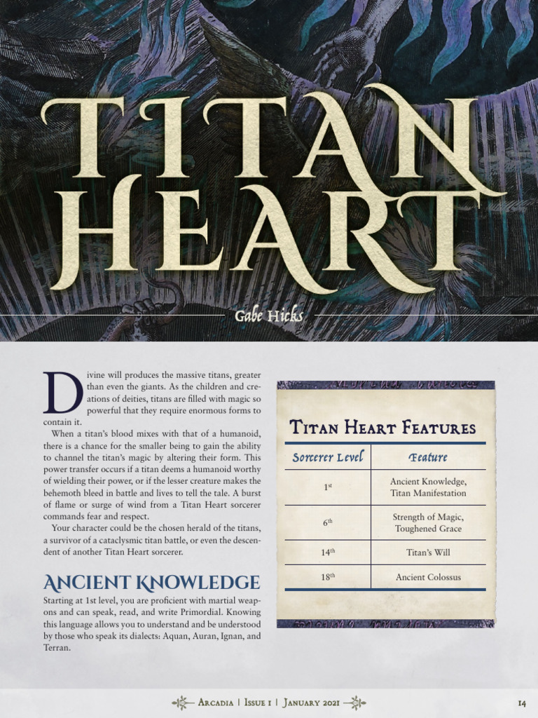 Titan Heart | PDF
