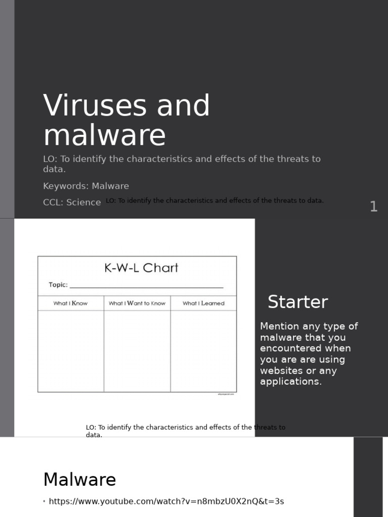8.6 - Viruses and Malware - Part 1 | PDF