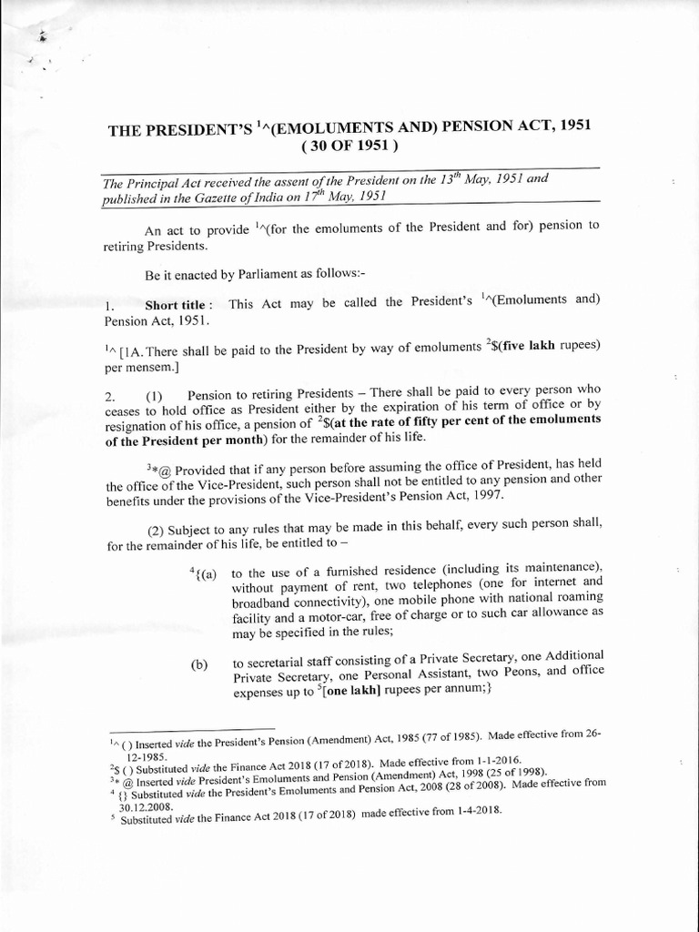 President - Short Note | PDF