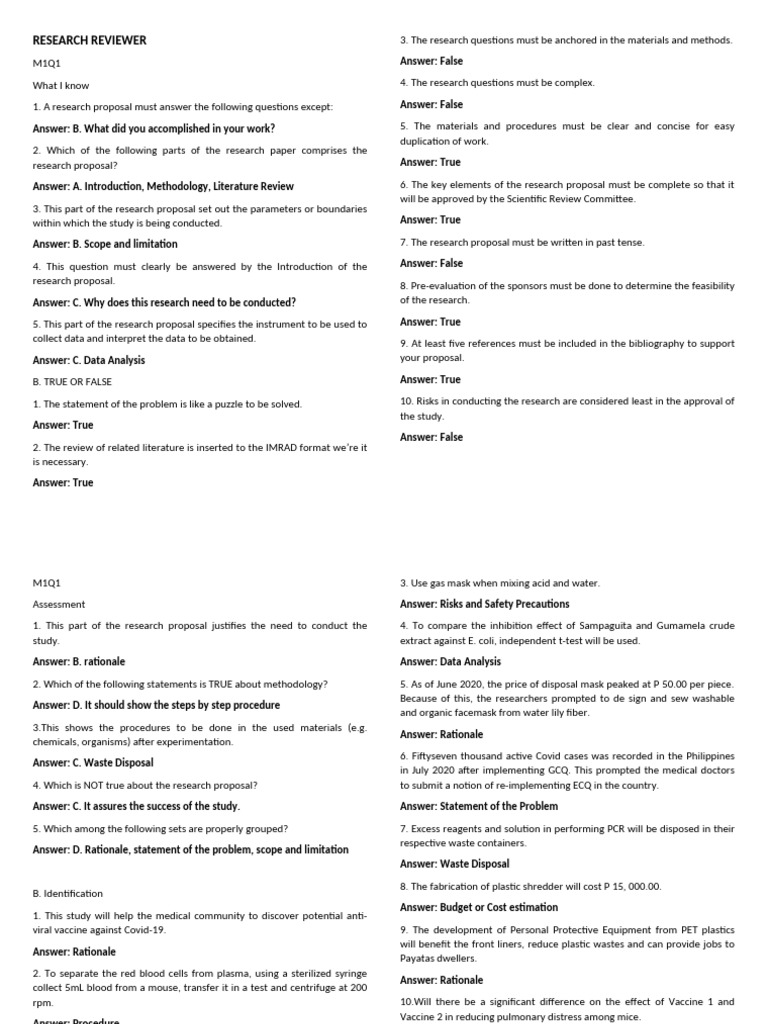 Research Reviewer | PDF