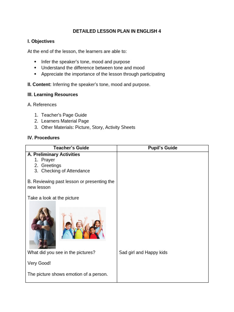 DLP in English 4 | PDF