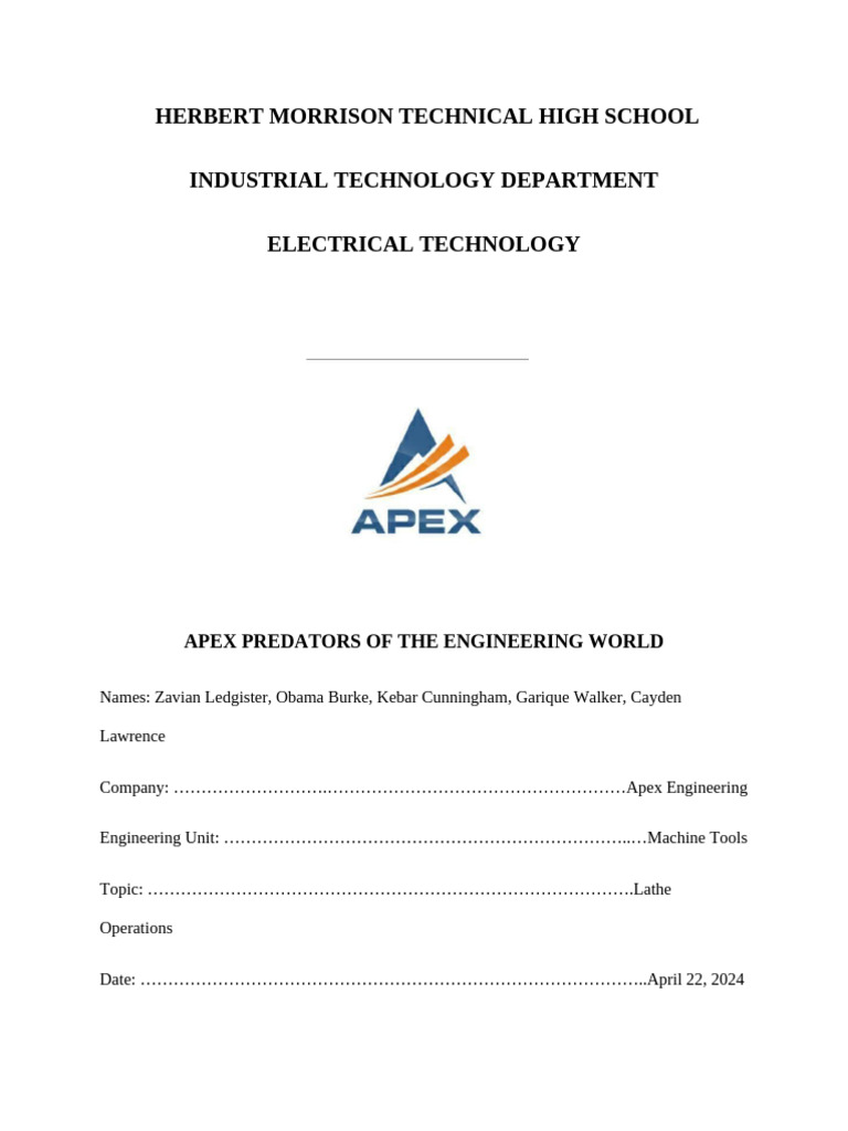 Parallel Turning Operation | PDF