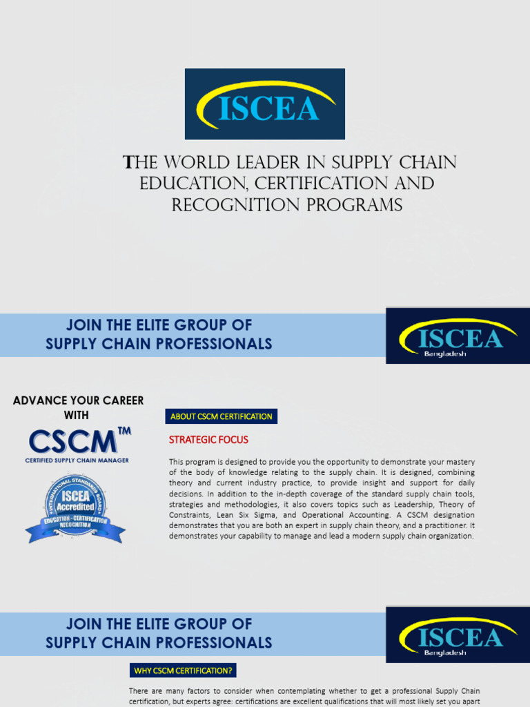 CSCM Brochure | PDF