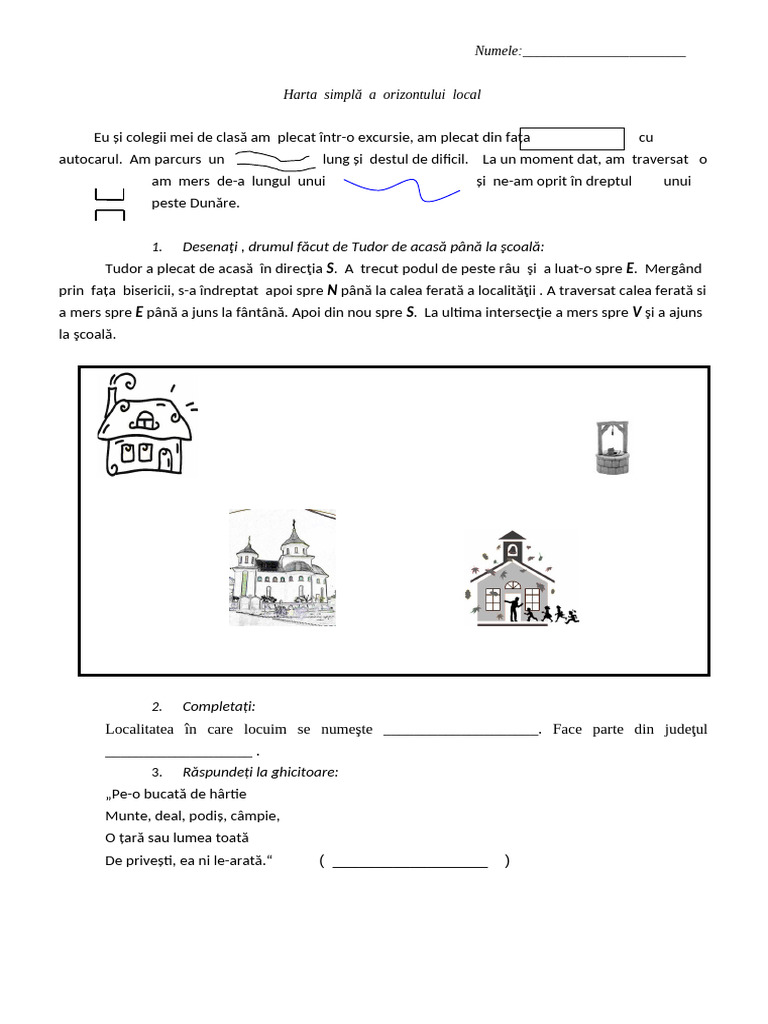 0 Harta Simpla A Orizontului Local | PDF
