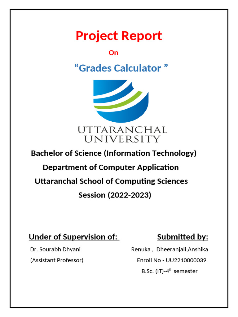 Cgpa Calculator | PDF