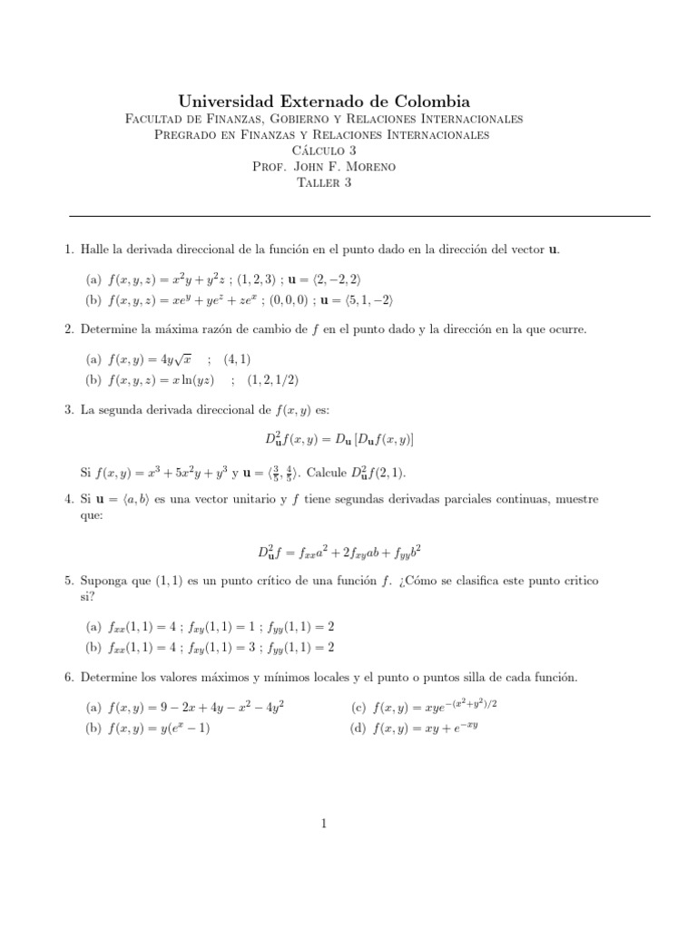 Taller 3 (2024-2) | PDF