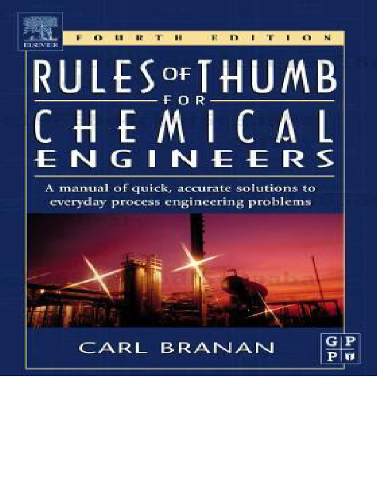 Bran - Rules of Thumb For Chemical Engineers | PDF