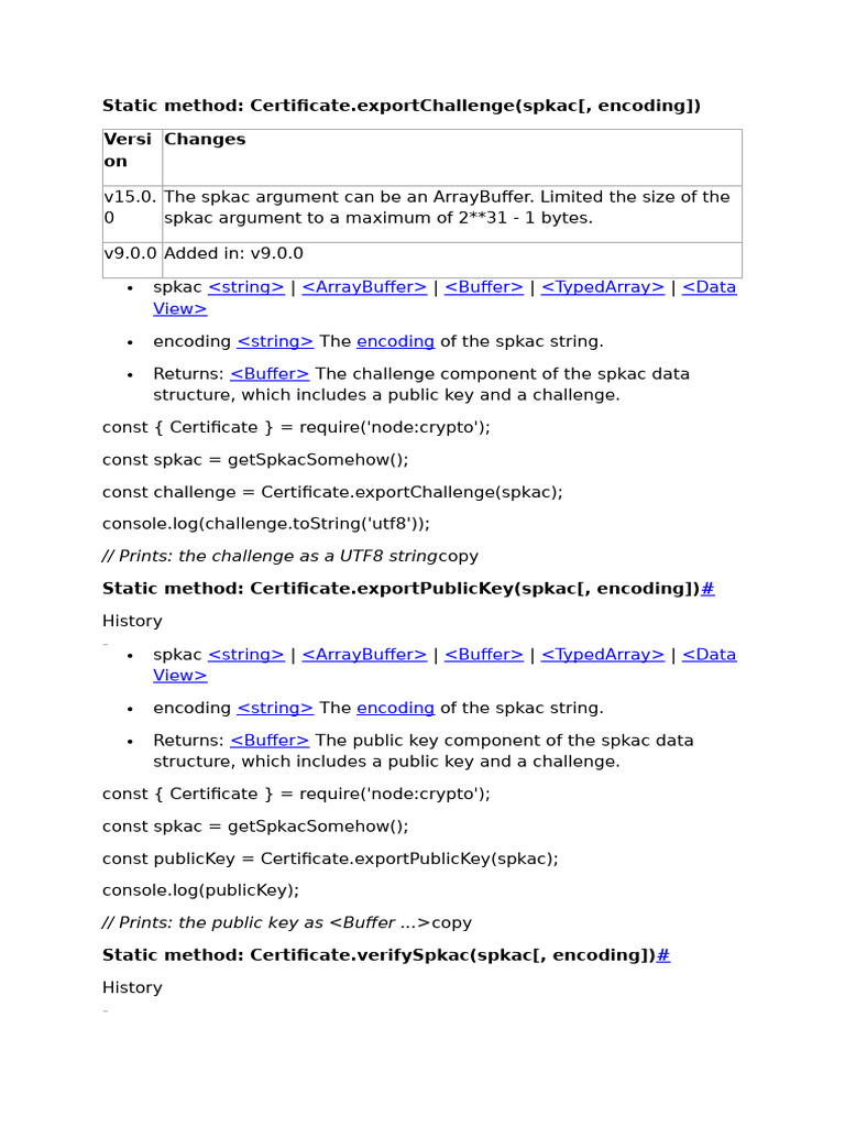 Crypto-Static Method | PDF