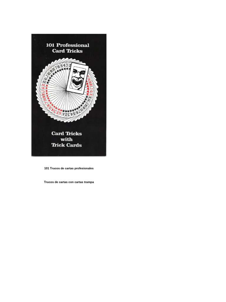 101 Professional Card Tricks DC | PDF