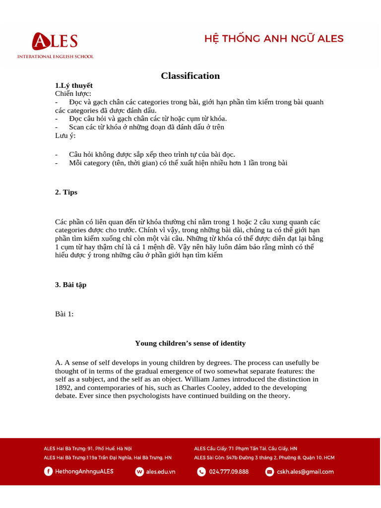 Classification Reading | PDF