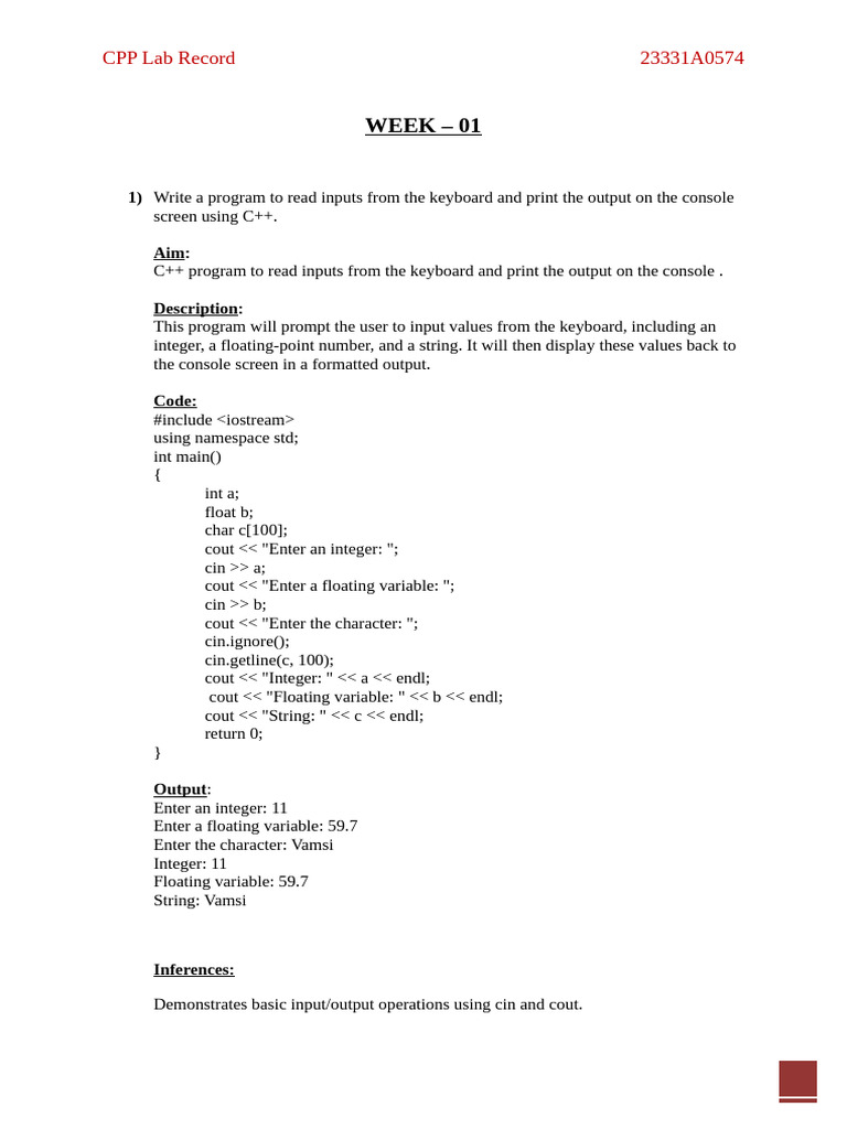74 CPP Record Week - (1-6) | PDF