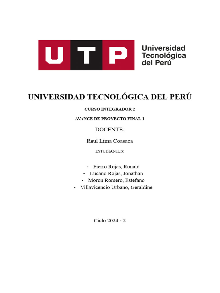 Avance Curso Integrador | PDF | Geociências