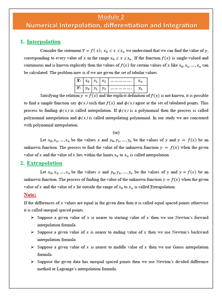 Module 2 MAT2003 NM | PDF