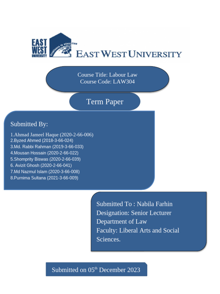 Term Paper | PDF