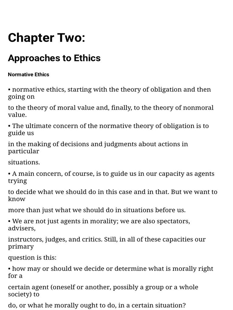 Civic and Moral Education Chapter Two | PDF