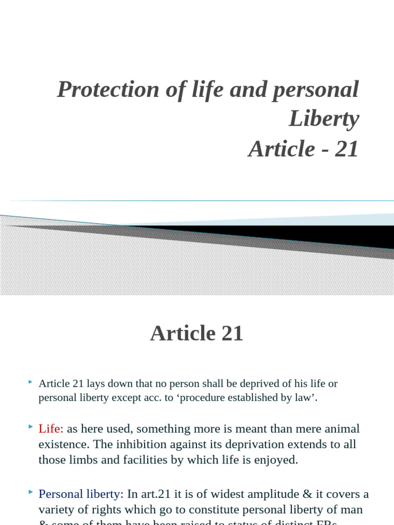 Article 21 - 22 | PDF