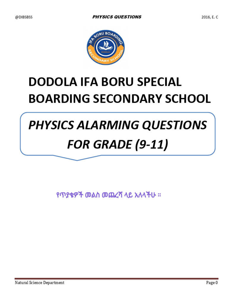 Physics Questions for Grades 9-11 | PDF | Acceleration | Heat