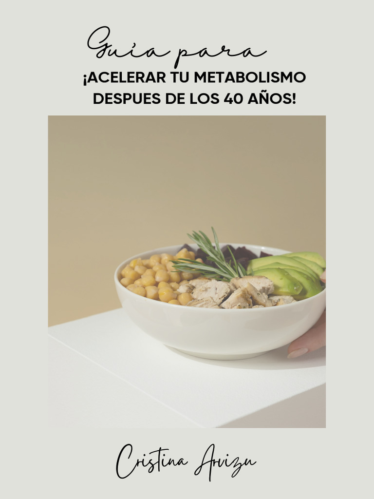 Guía para Acelerar Tu Metabolismo Después de Los 4o | PDF