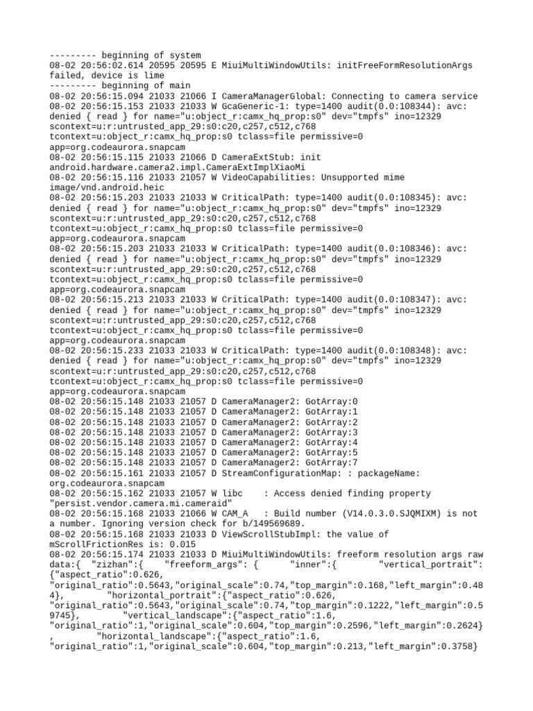 Log Cat 1722603374935 | PDF