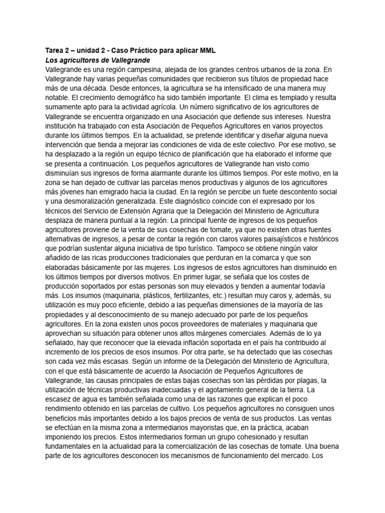 Tarea MML Terminada 1 | PDF