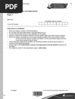 IB Math AI Formula Booklet | PDF