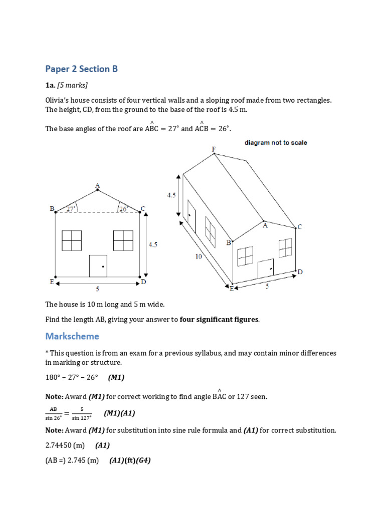 Paper 2 Section B MS | PDF