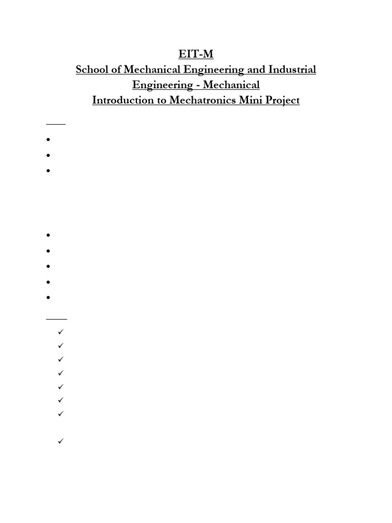 Mini Project Work-1 | PDF