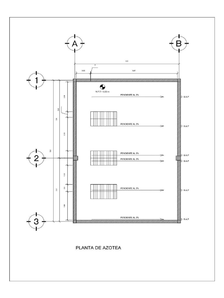 Planta de Azoteas | PDF