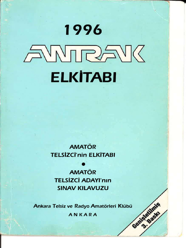 Antrak El Kitabı - 1996 | PDF