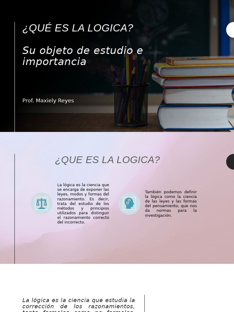 1 - Qué ES LA LOGICA | PDF