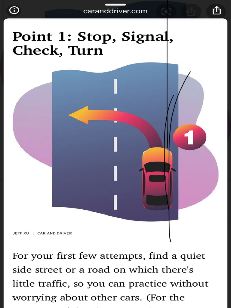 How To Make A 3-Point Turn Safely | PDF | Career & Growth | Business