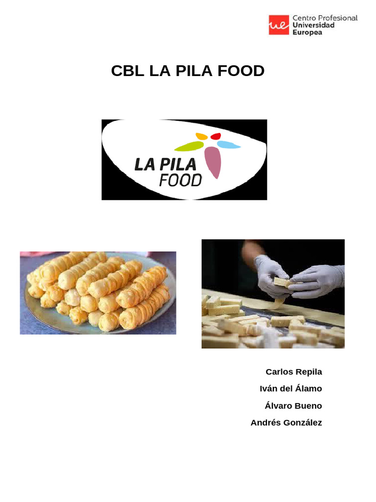 CBL LA PILA FOOD Autentico343434 | PDF