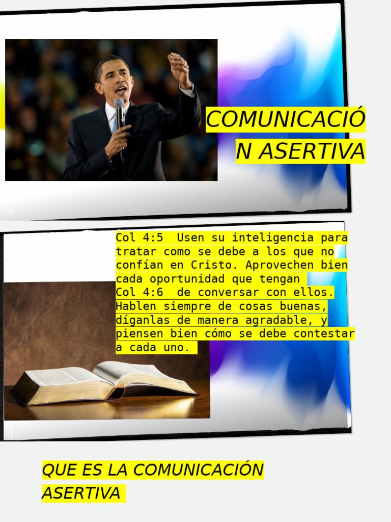 Comunicación Asertiva | PDF