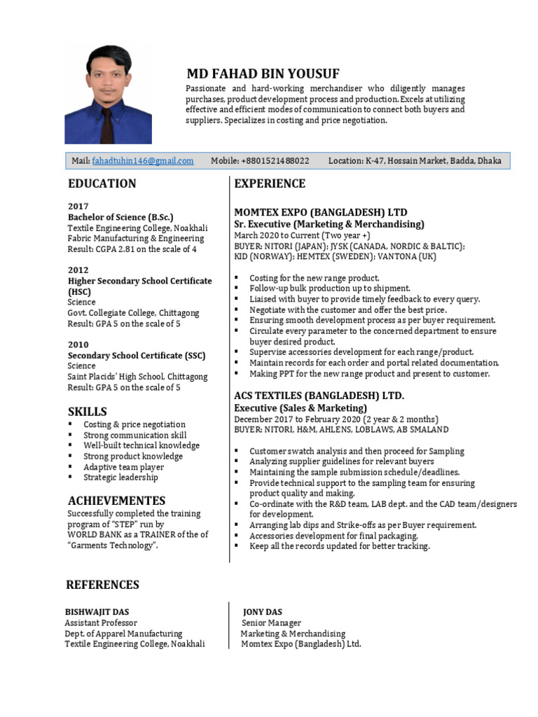 Fahad Tuhin - 1 | PDF