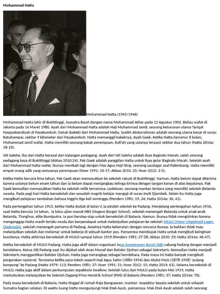 Mohammad Hatta | PDF