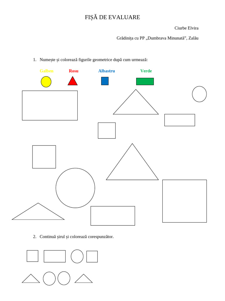 Fisa de Evaluare | PDF