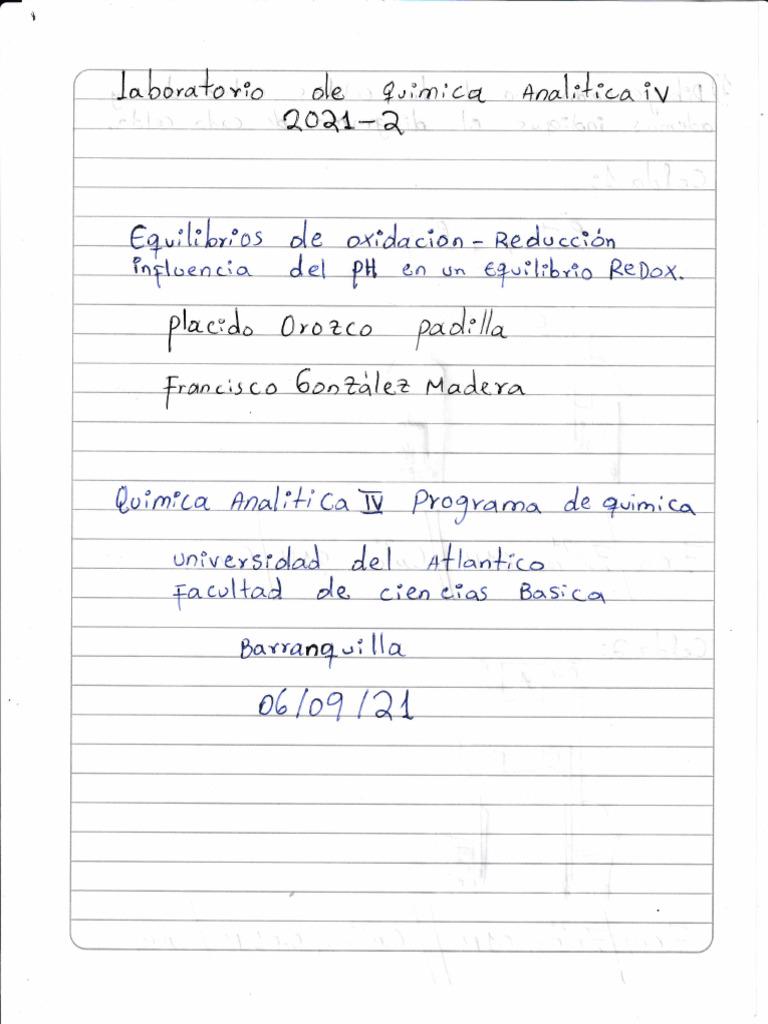 Taller Equilibrio de Oxidacion Reduccion | PDF
