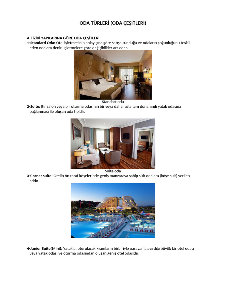 Oda Türleri̇ | PDF
