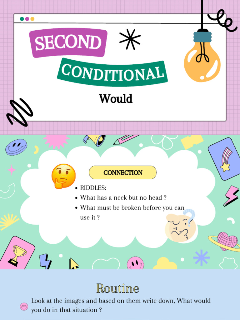 Presentación de Second Conditional | PDF