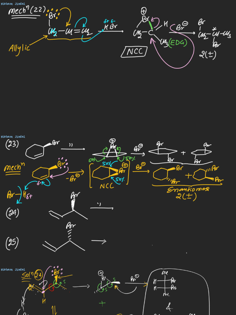 Reaction Mechanism - L-13 (Class Notes) NJ - 247 | PDF